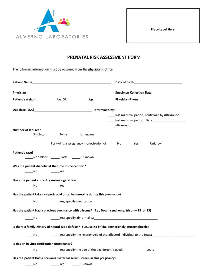 Provider Forms | Alverno Laboratories | Illinois and Indiana